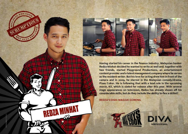 18 Jejaka Kacak Turun Dapur Dalam Rancangan Hot Guy Who Cook (2012)