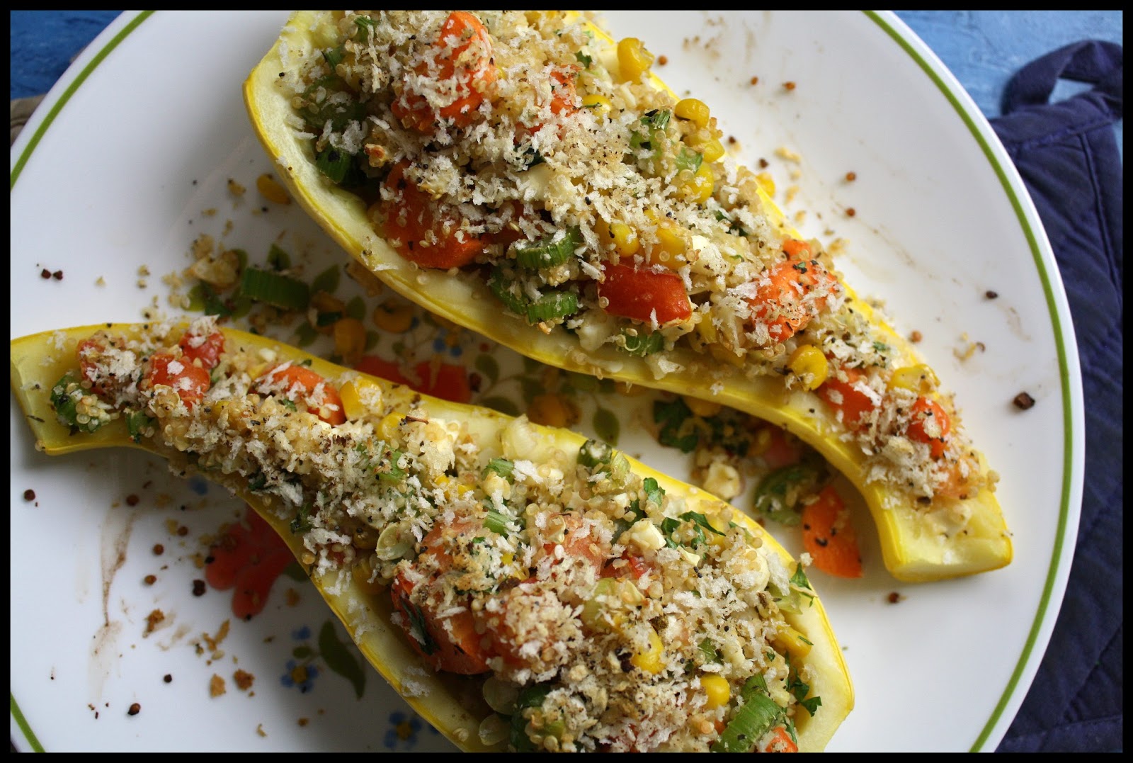 This and That: Stuffed Summer Squash