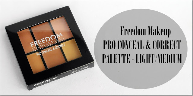 Freedom Makeup Pro Conceal & Correct Palette - Light/Medium - Candy ...