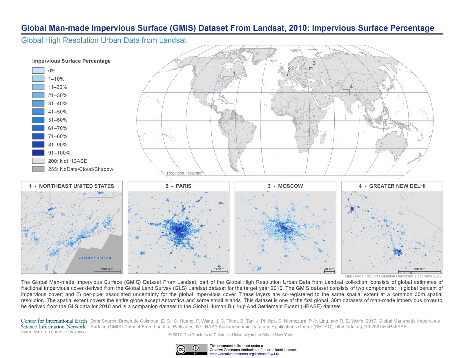Urban Demographics: High-resolution data sets on global man-made ...
