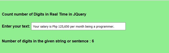 Free Programming Source Codes And Computer Programming Tutorials Count Number Of Digits In Real