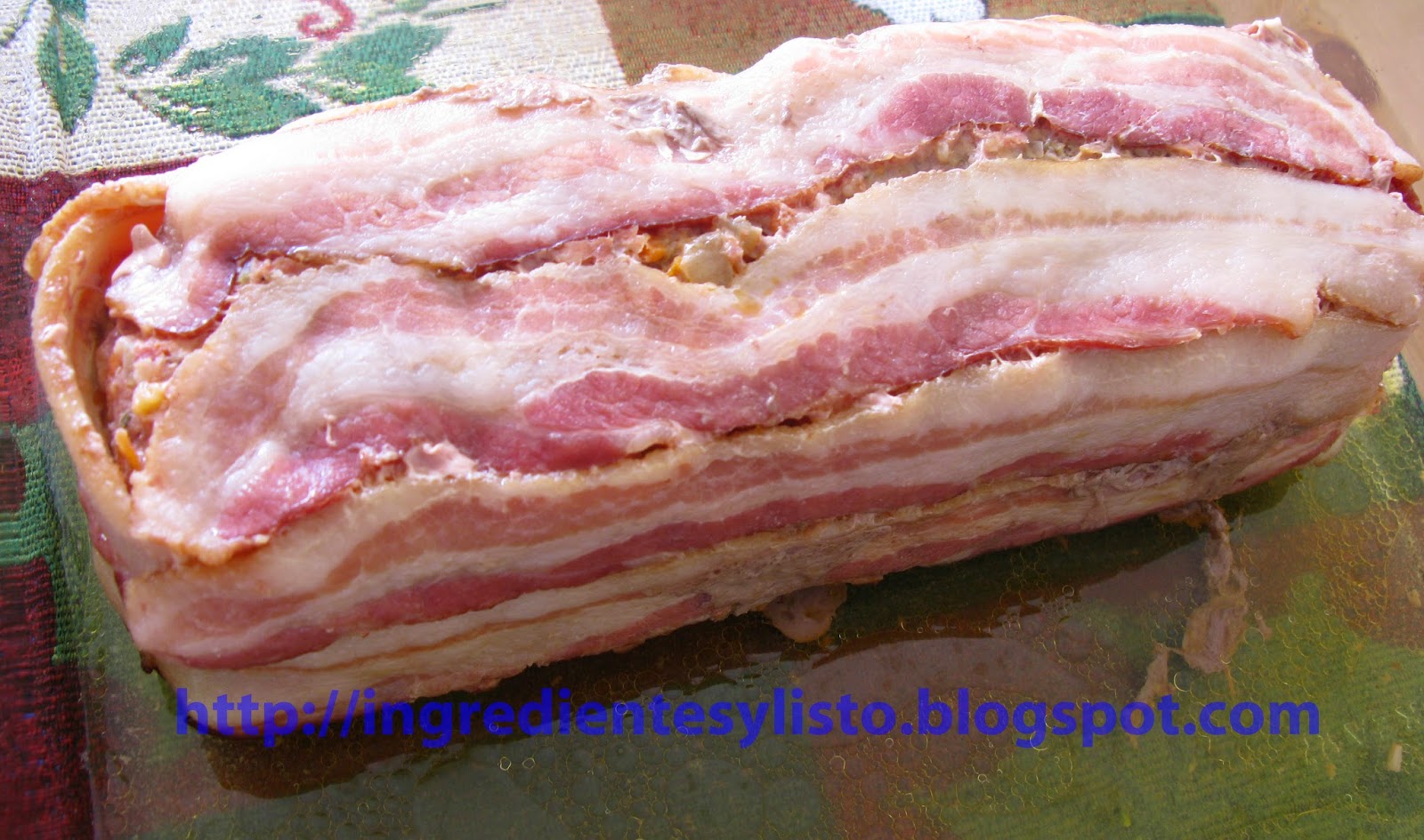 Ingredientes Y ¡listo Pastel De Carne Con Tocino