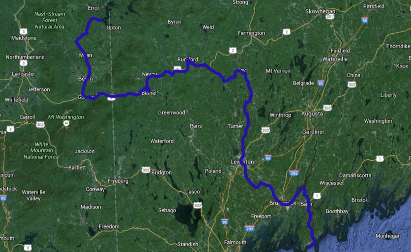 Maine Paddling: Androscoggin River SUP Source to Sea