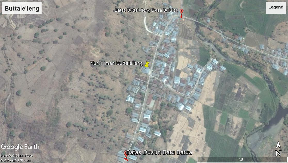 PEMERINTAH DESA DATARA: PETA DESA DATARA VIA GOOGLE EARTH