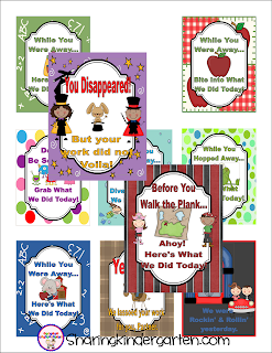 Classroom Freebies Too: New "While You Were Away"