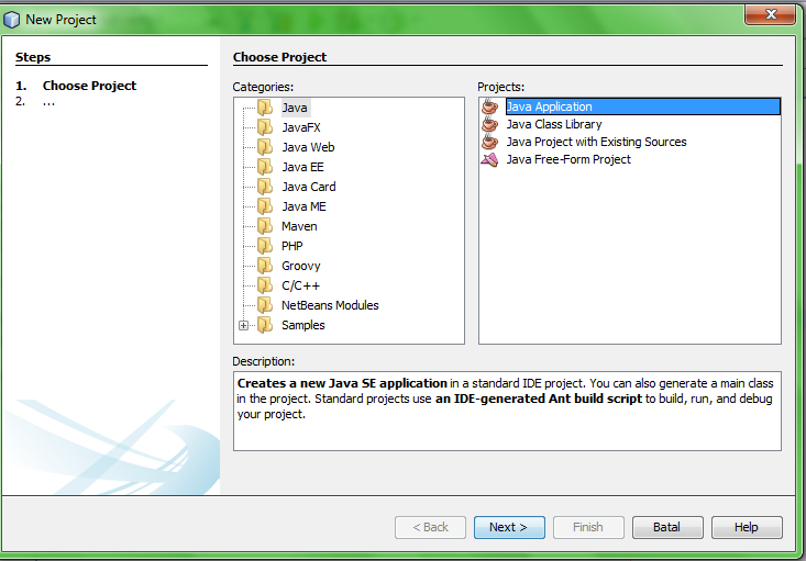 Membangun Aplikasi GUI pada NetBeans
