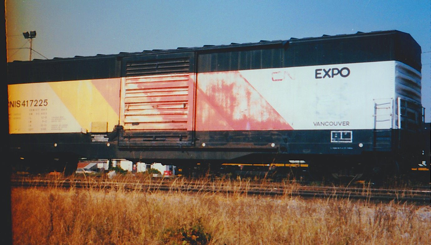 Trackside Treasure: CN Expo 86 Boxcars