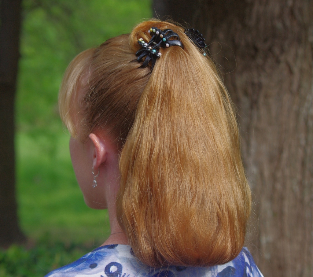 Braids & Hairstyles for Super Long Hair: Smooth Long Bob "Lob" Updo