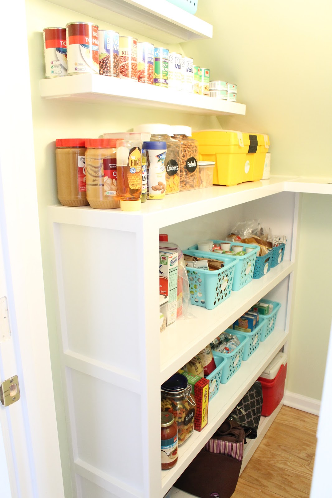 California To Carolina: Closet Turned Pretty Pantry