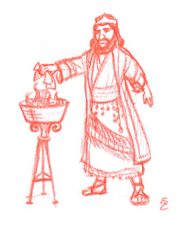 Daily Bible Doodles: King Jehoiakim Burns Jeremiah's Scrolls