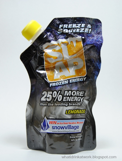 What I Drink At Work: SLAP Frozen Energy Lemonade Review