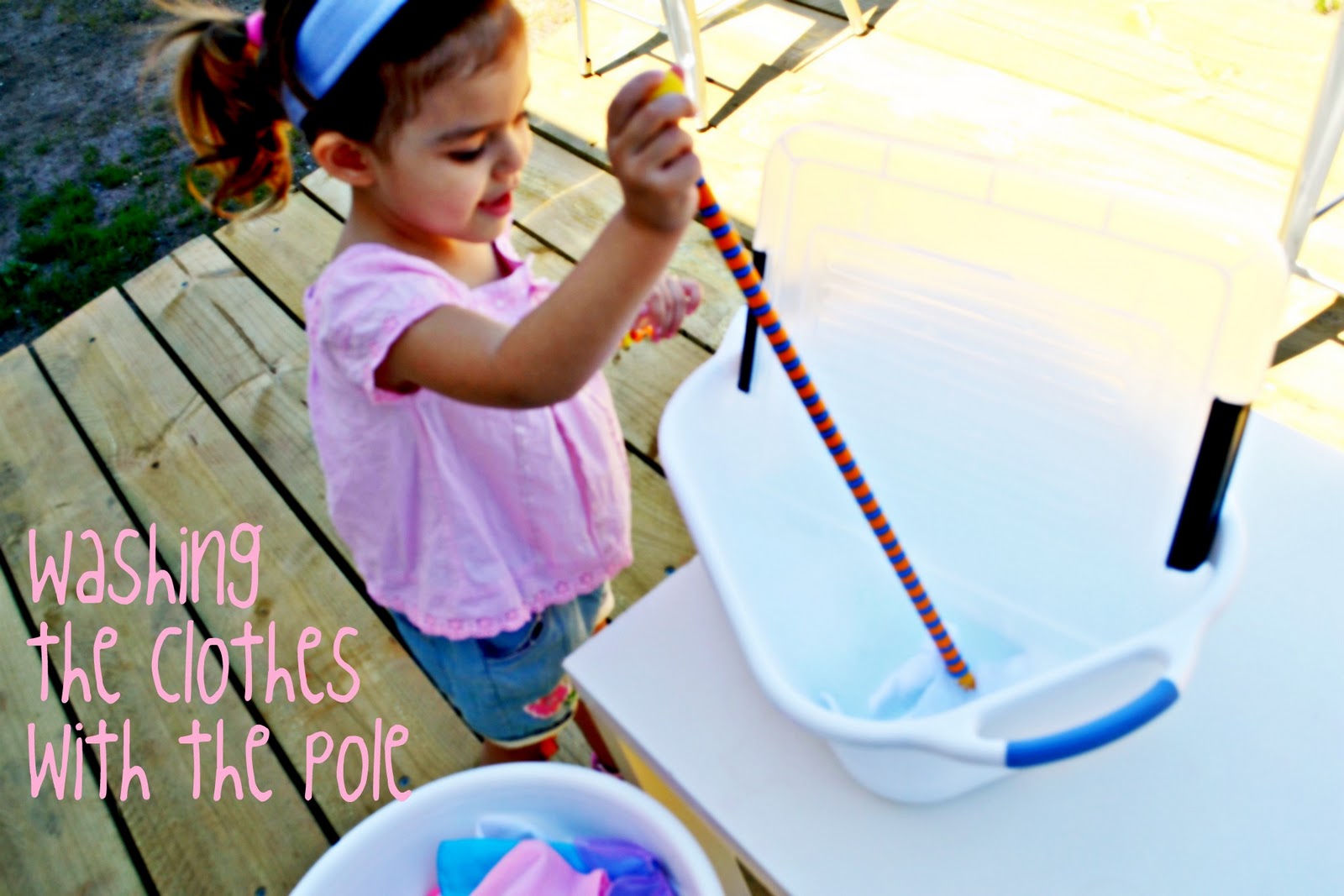 Happy Little Munchkins: Never Too Early To Learn: Washing Clothes