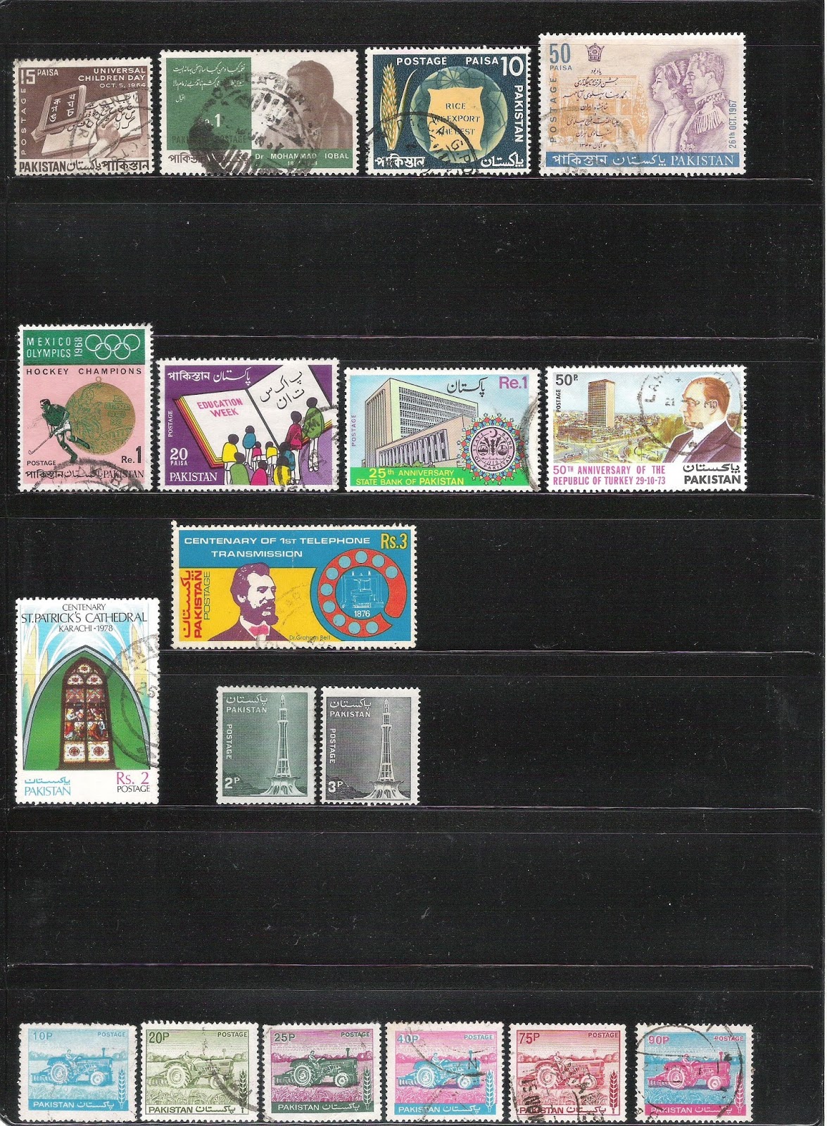 My Postage Stamps Collection: Pakistan