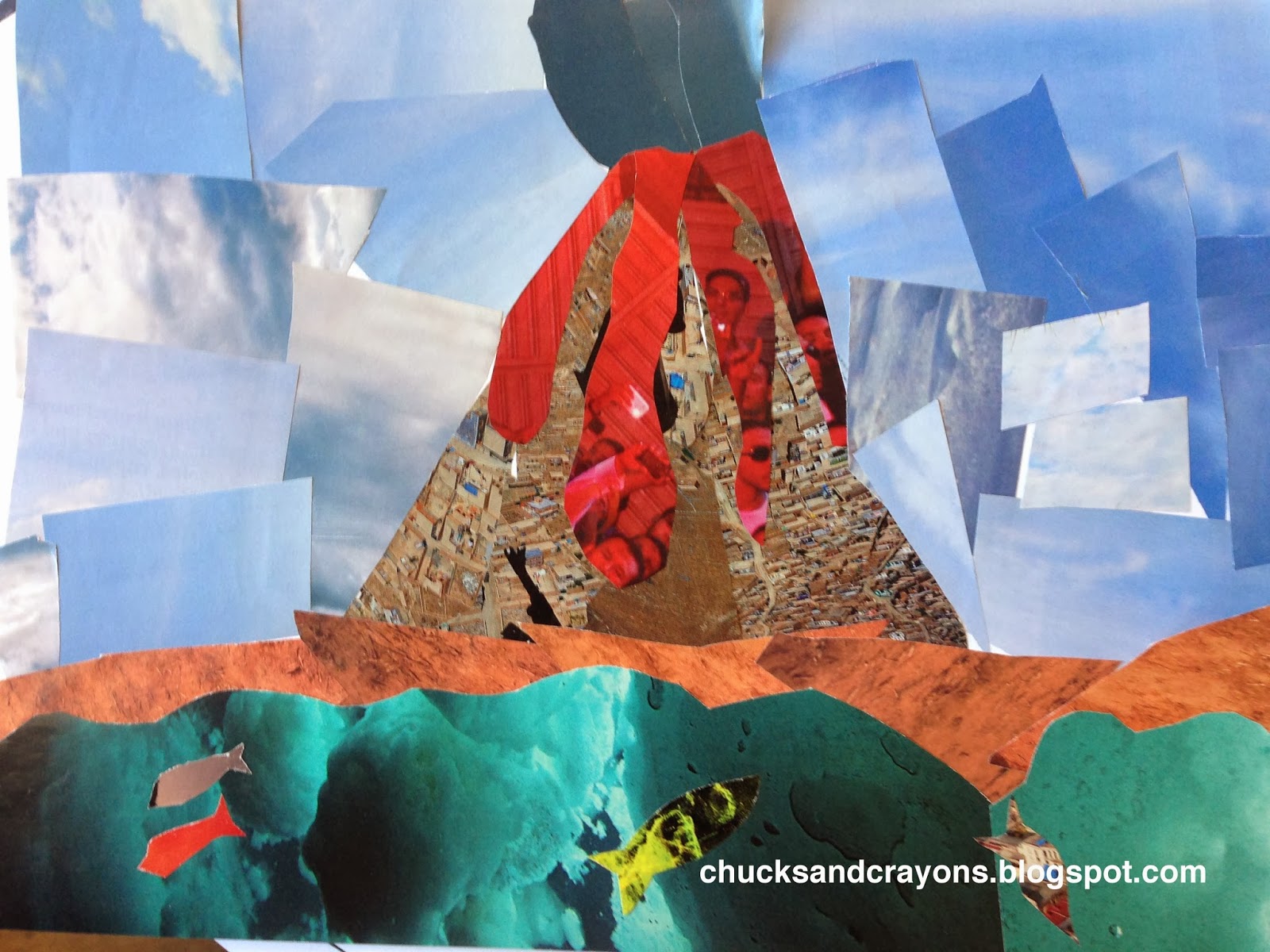 chucks, crayons, and a little creativity : Found Texture Collage ...