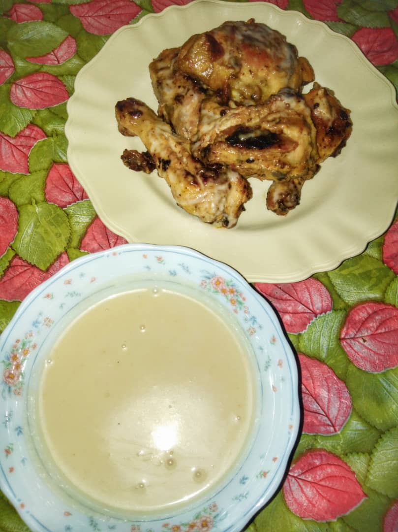 My Life & My Loves ::.: Nasi Kerabu & Ayam Percik Kuah Putih