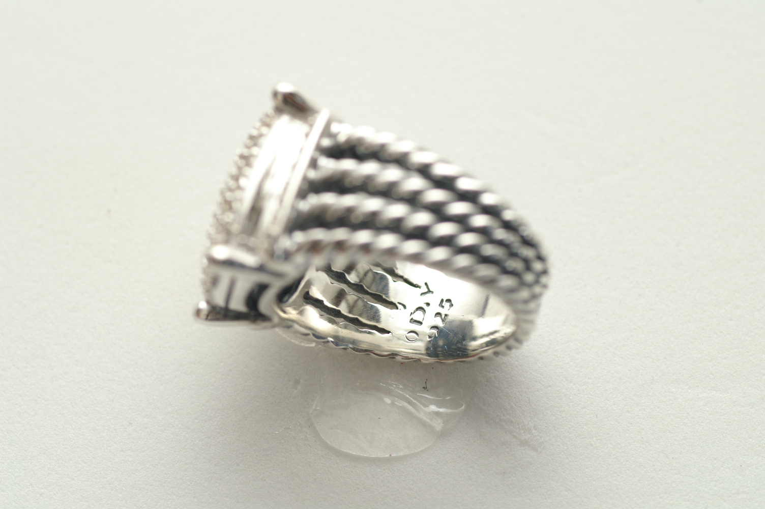 Mediacafe_Superman: David Yurman 16x12mm Pave Diamond Wheaton Ring