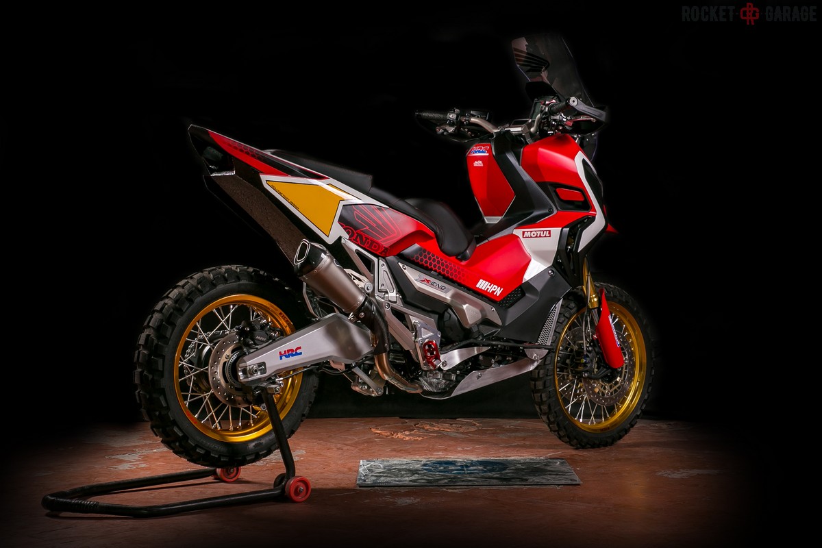 X ADV | Red Vs Blu - RocketGarage - Cafe Racer Magazine