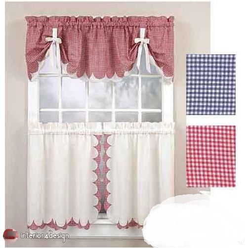 Elegant Kitchen Curtains - Modern & Stylish Kitchen Window Treatments ...