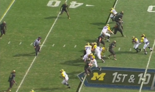 Burgeoning Wolverine Star: MSU linebacker blitzes