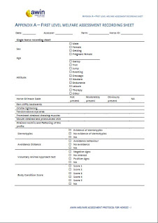 ANIMAL WELFARE ASSESSMENT PPDH IPB