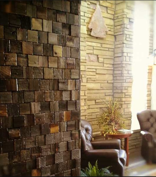 The Relished Roost: Loving Reclaimed Barn Wood Tiles!
