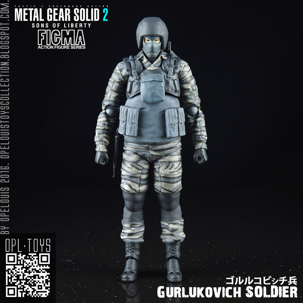 Opelouis's Toys Collection: Figma 298 MGS2, Gurlukovich Soldier. (with ...