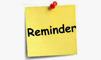 BSA Troop 20 Middleborough: Reminders