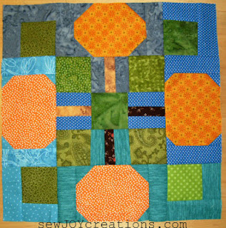 Sew Joy: Pumpkin Patch Block - Glorious Autumn Block Party Day