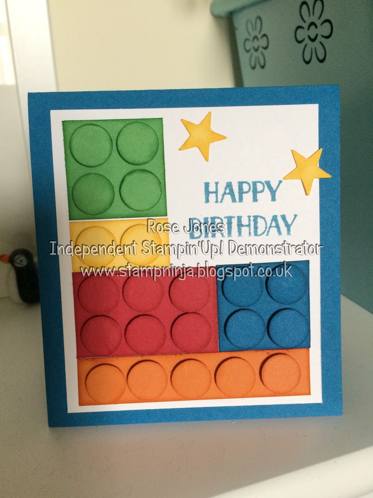 Stamp Ninja: Cute Lego Card