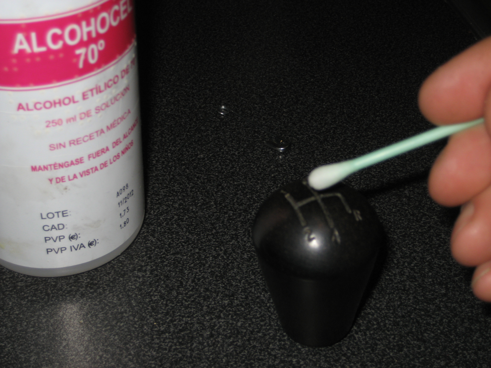 Austin Healey Sprite MK3 restoration: Gear knob restoration