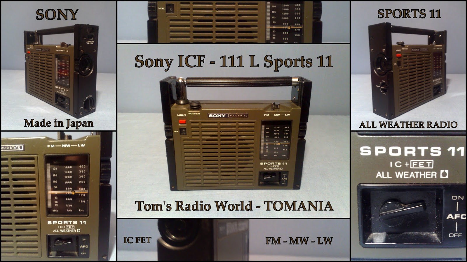 TOM's TECH TOYS: SONY Made in Japan