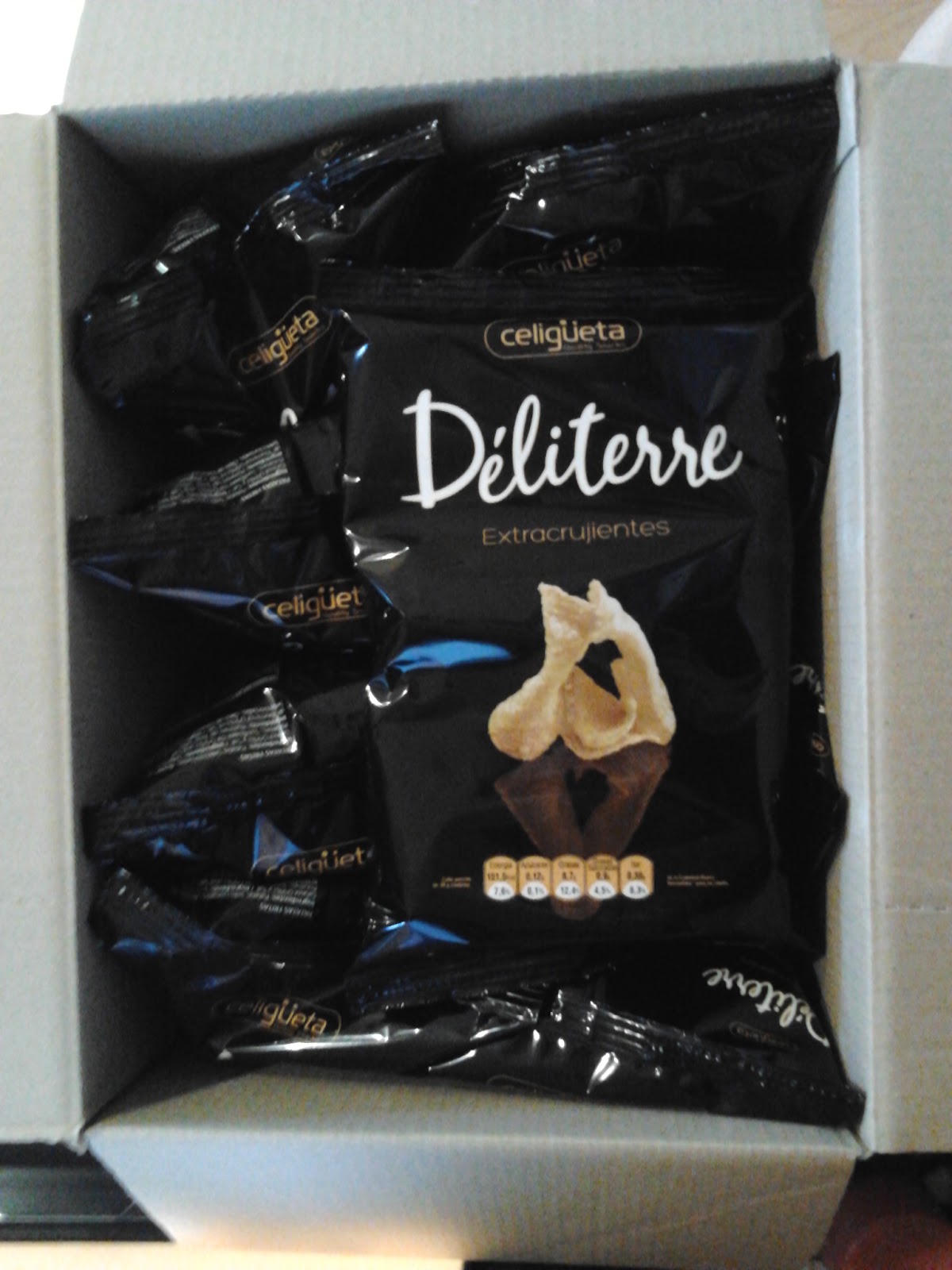 Tester Mari: Celigüeta Deliterra - deliciosas, crujientes y más sanas.