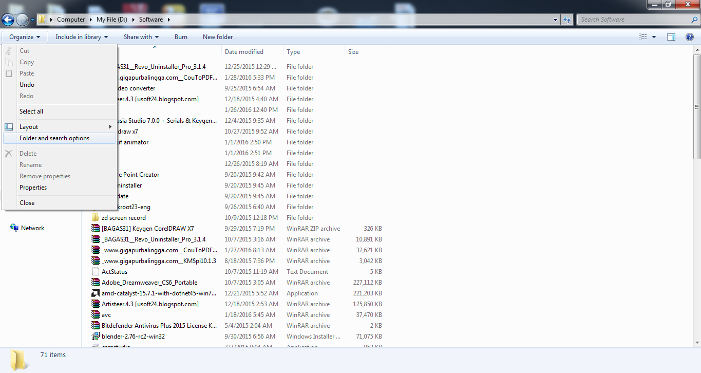 Cara merubah File Format di Komputer / Windows explorer - Erdin's Web