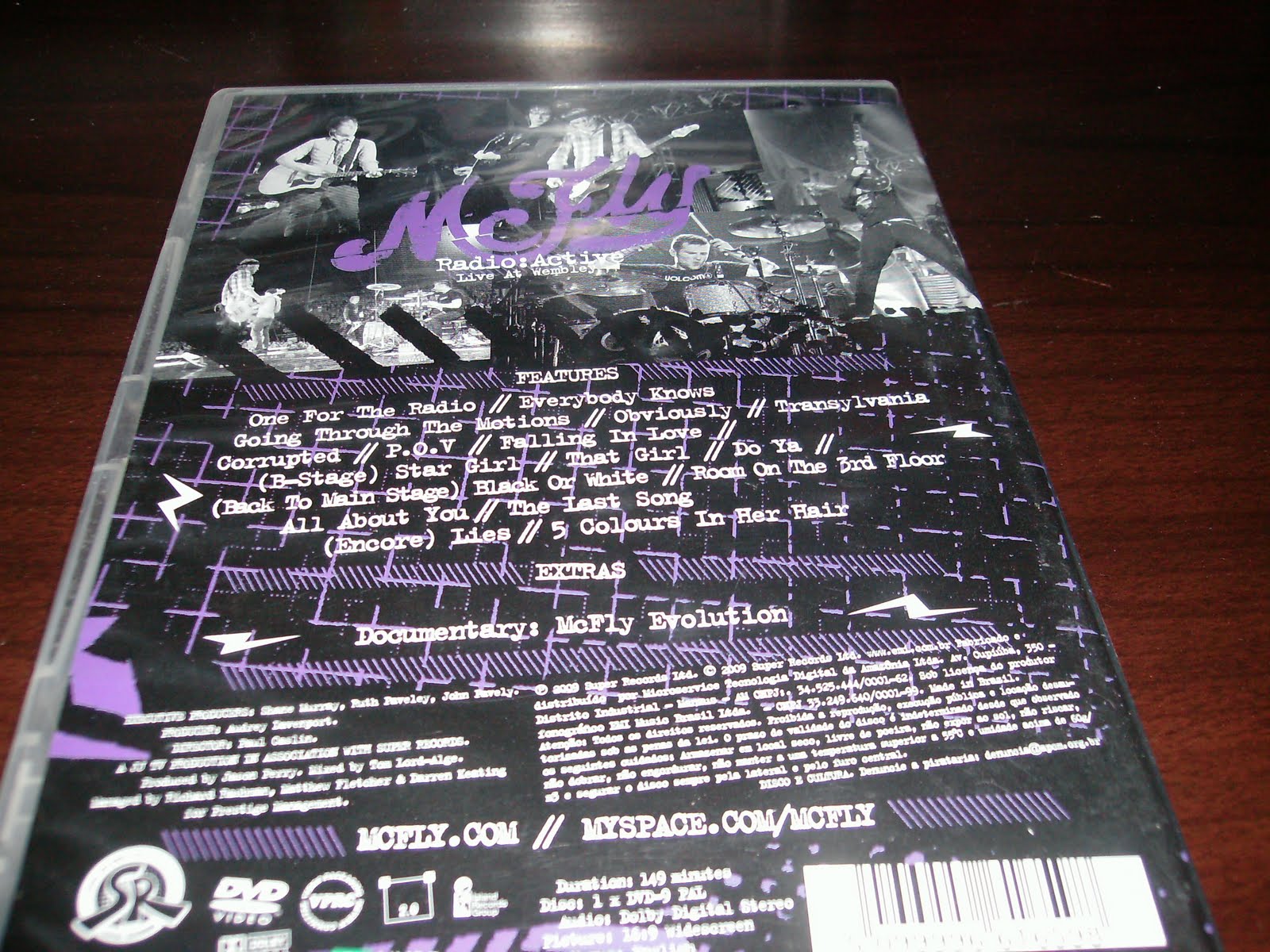 Pop Collection Cds: Mcfly - Radio:Active Live At Wembley