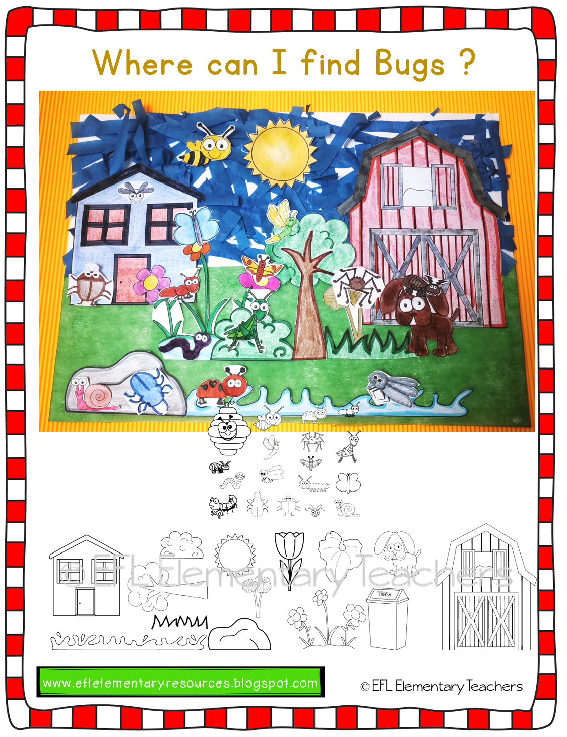 EFL Elementary Teachers: Insects unit for Elementary ESL