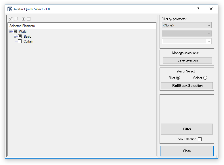 Revit Add-Ons: QuickSelect Version 1.0.1