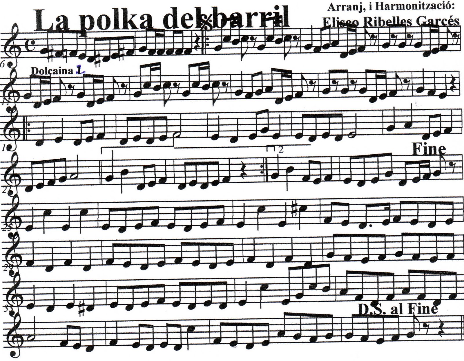 Música y Tradiciones de Guillermo Camarelles Diana: Canción La polka ...