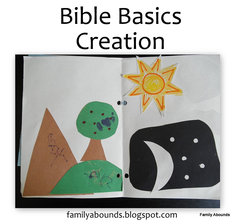 Family Abounds: Bible Basics: Creation