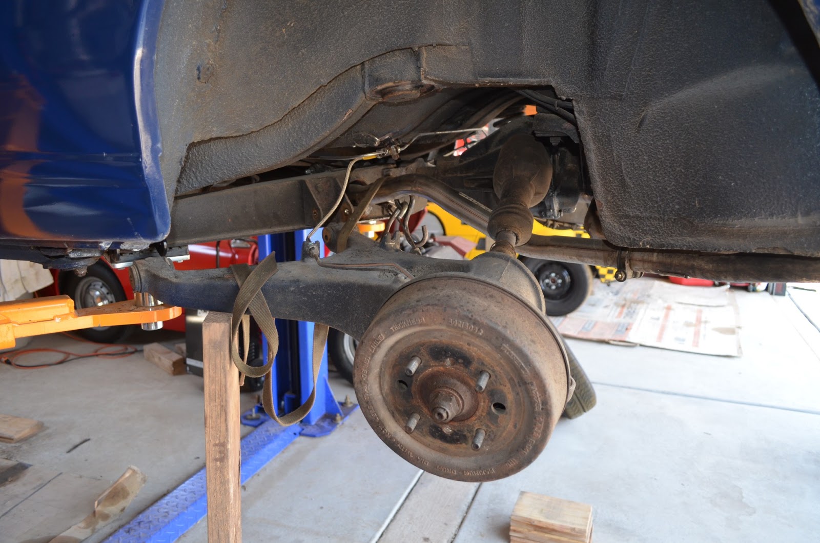 Triumph Stag Project: (Lowered) Suspension Work is Done