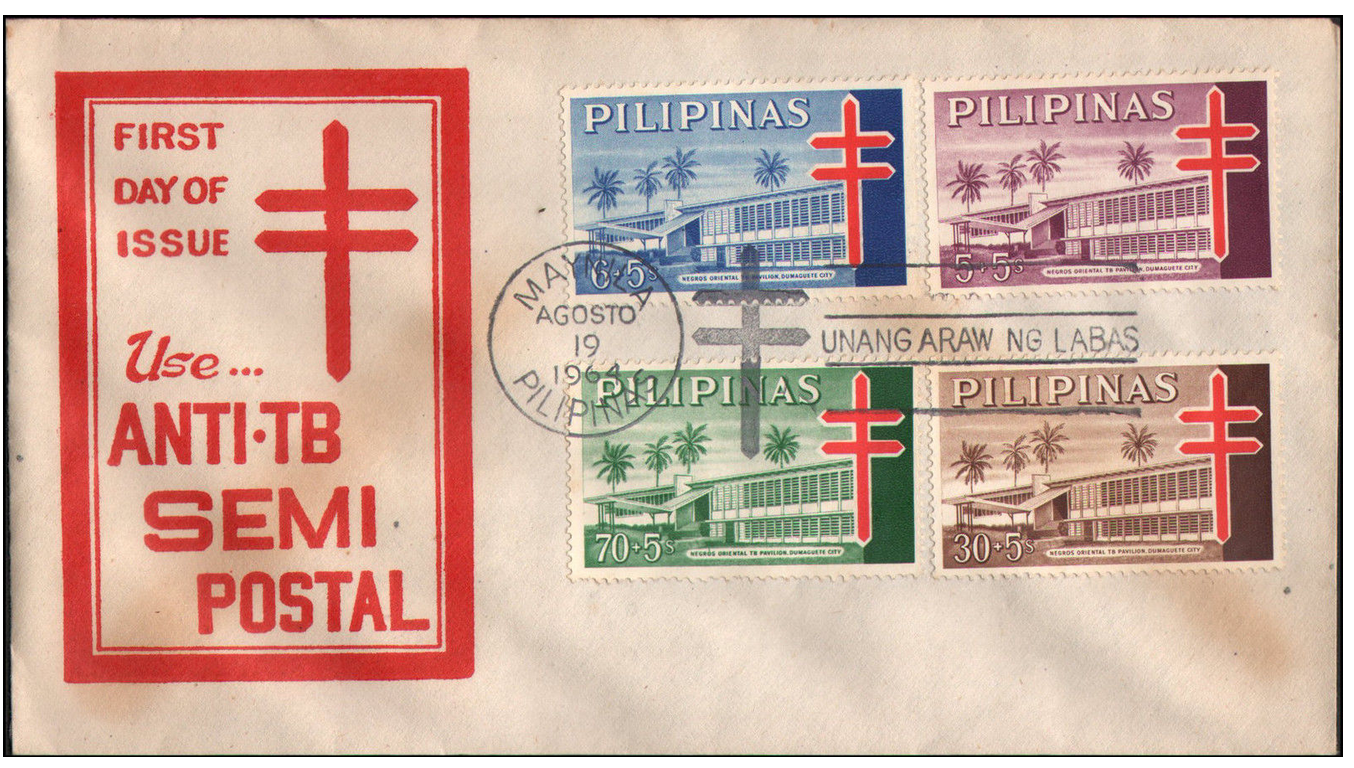 Philippine Republic Stamps : 1964 Anti-TB Semi-Postals