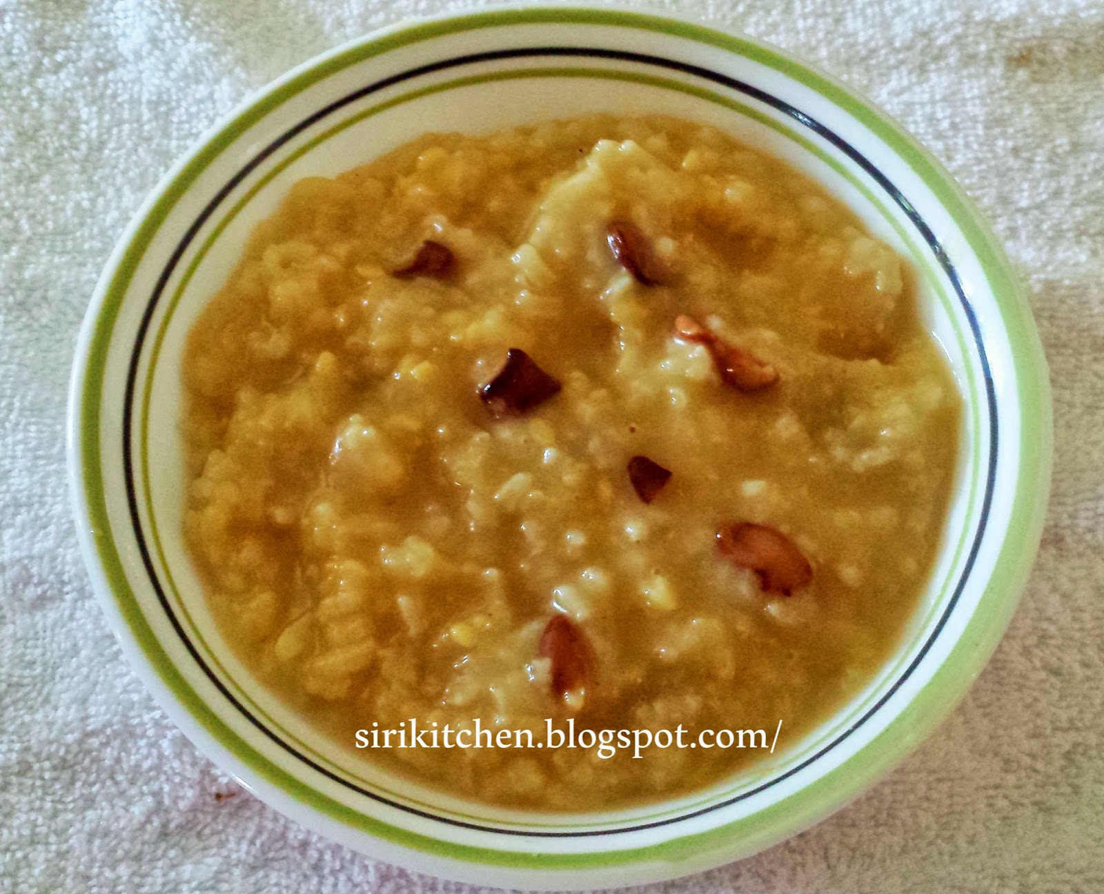 Siri's Kitchen: Sweet Pongal /Paramannam
