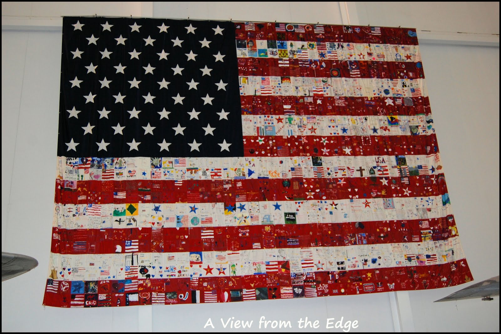 American Flag Kindergarten Art