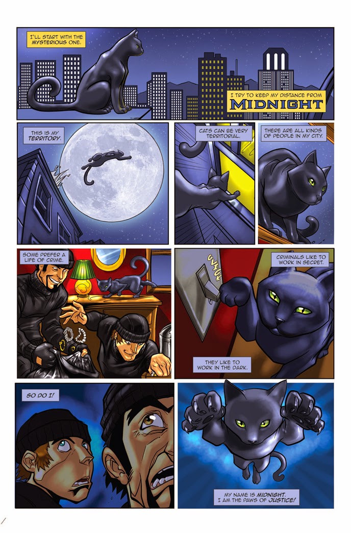 Hero Cats acquaints readers with a group of average looking felines ...