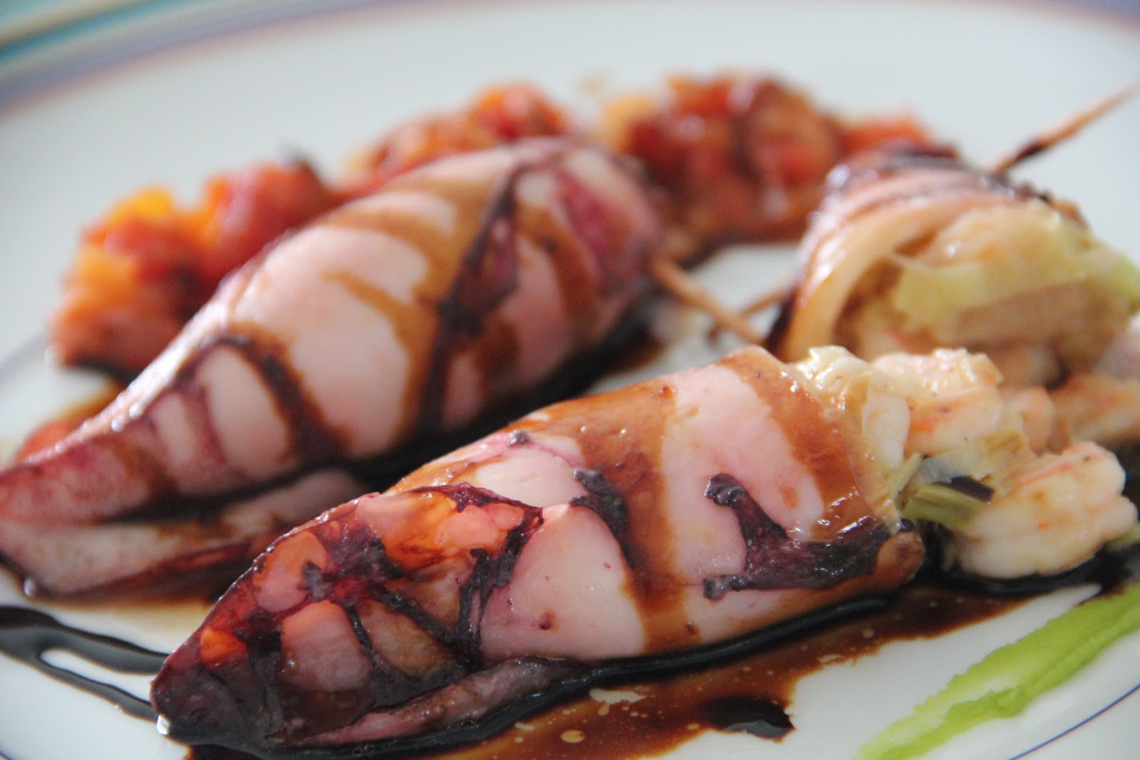 de Salto Alto na Cozinha: Duo de Lulas Recheadas