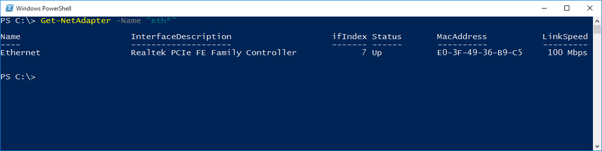 Information Technology: PowerShell: Visualizzare le proprietà delle schede di rete tramite Get ...