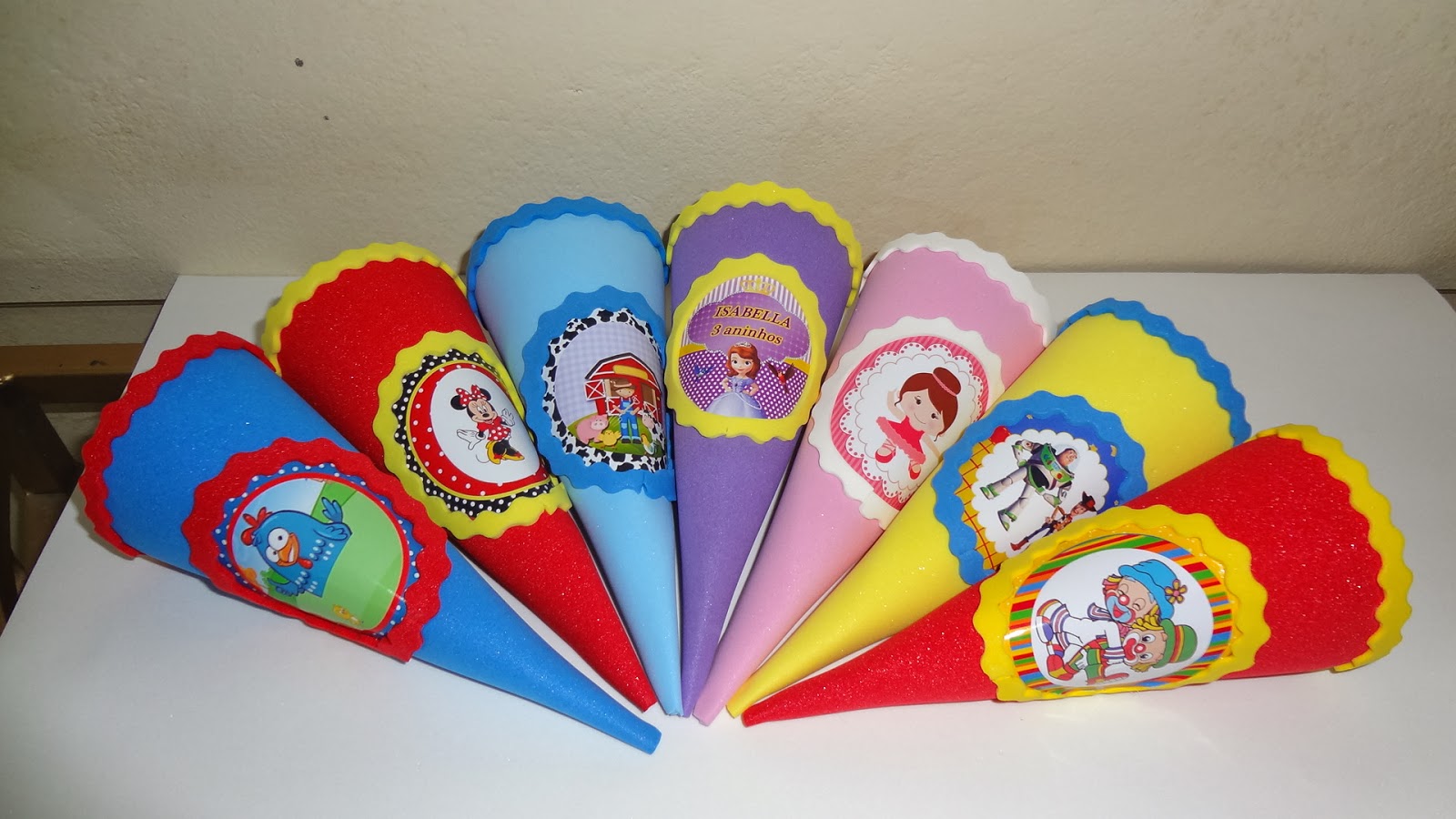 MEMORIES FOR BABY: CONE EM EVA PARA DOCES