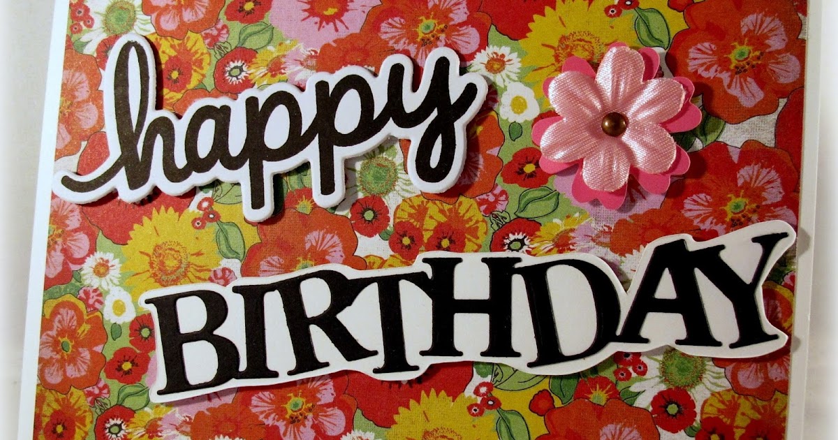 DAR'S CRAFTY CREATIONS: SHOUTING Happy Birthday
