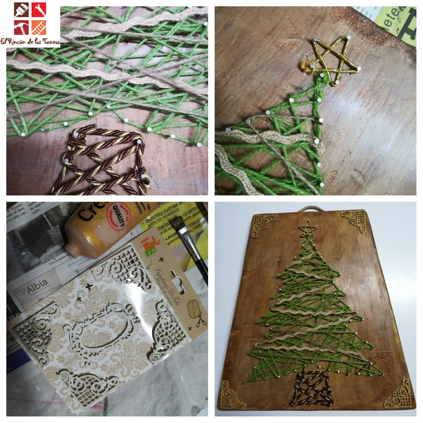 El rincón de los tuneos: Como hacer un cuadro con la técnica string art