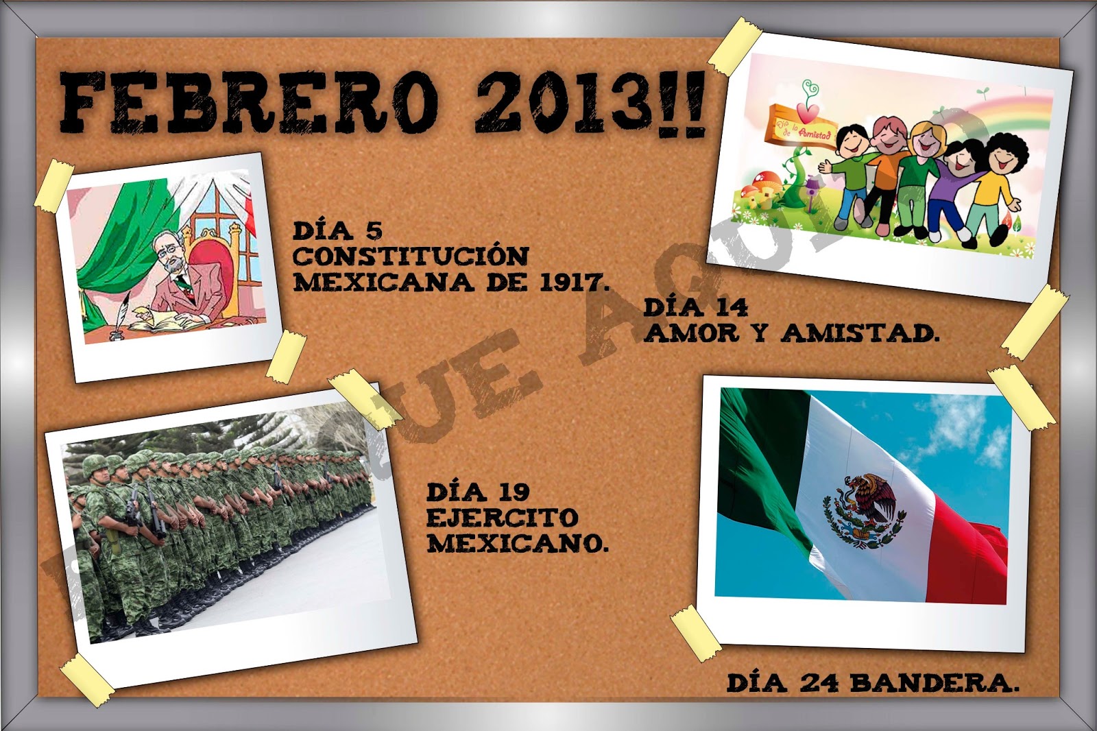 Enrique Aquino DESING: PERIODICO MURAL DE FEBRERO