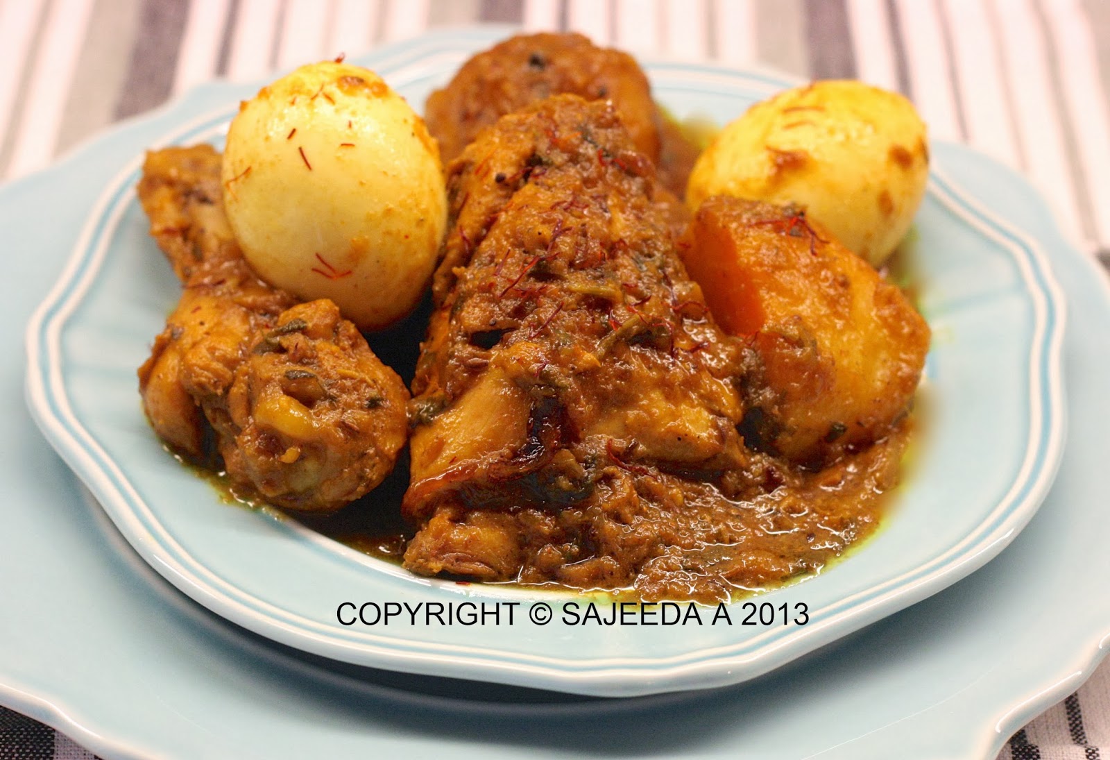 Cannelle et Cardamome : Kalia de poulet - Chicken Kalia